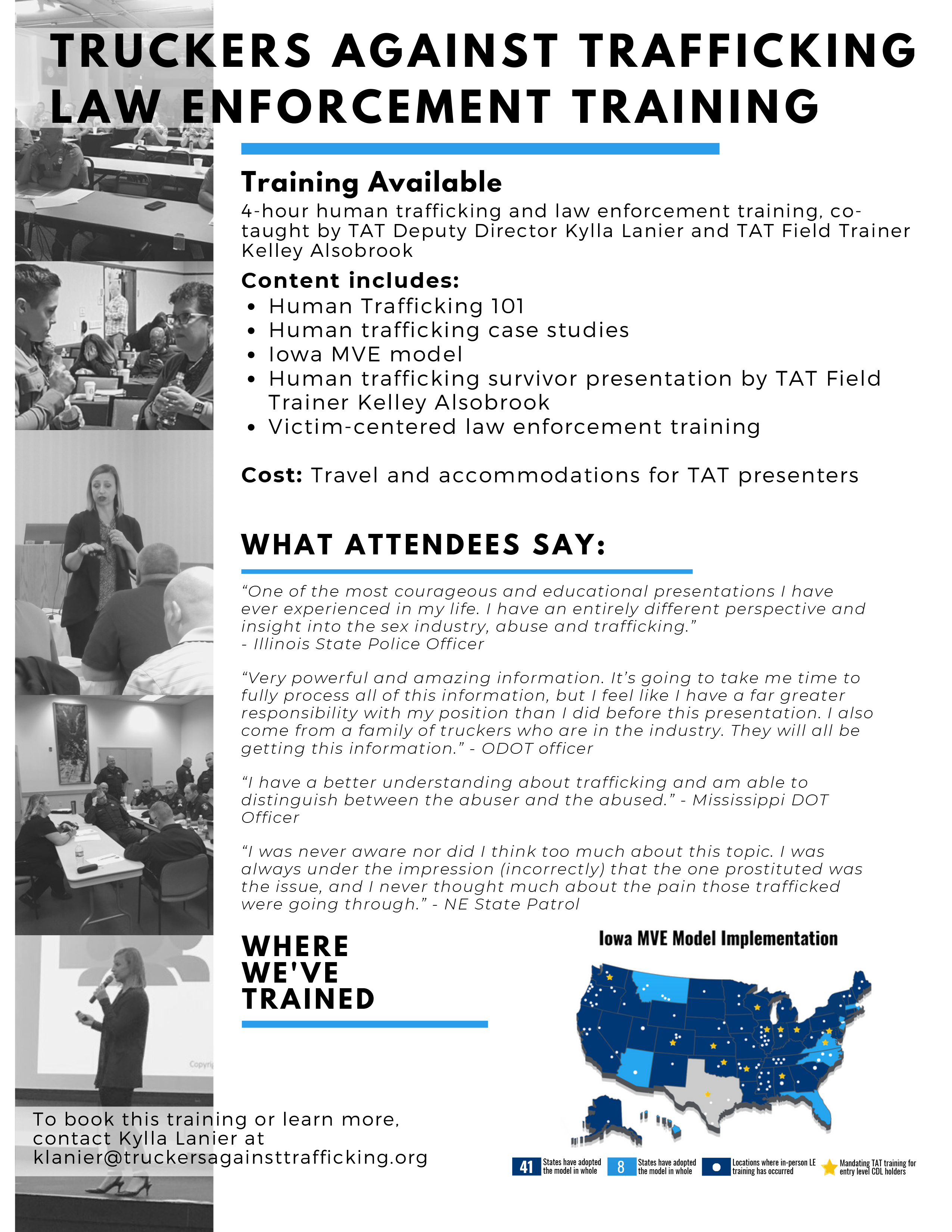 Law Enforcement Training • TRUCKERS AGAINST TRAFFICKING